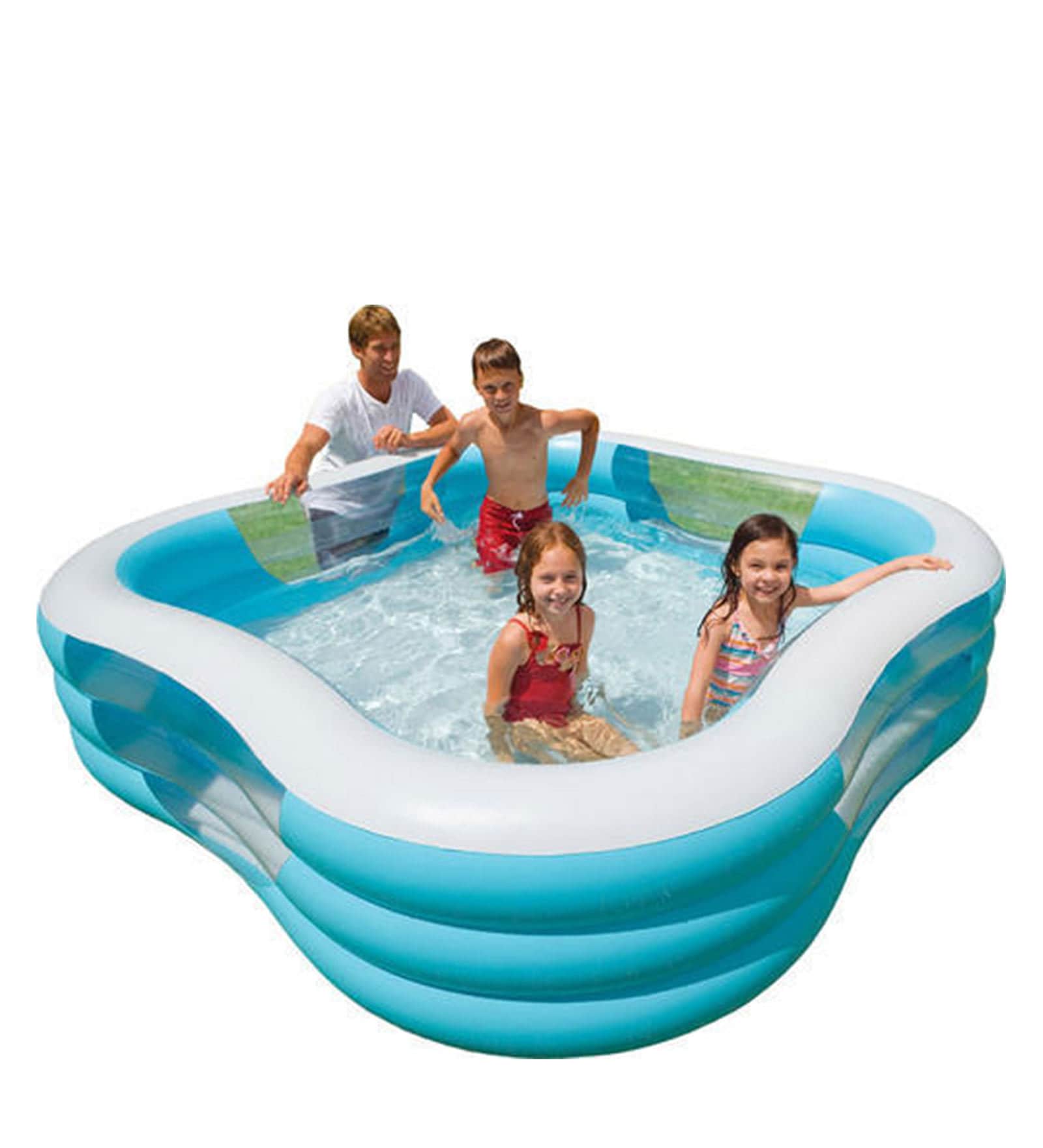 Buy Swim Inflatable Pool in Blue Colour by Intex Online - Play Pools ...