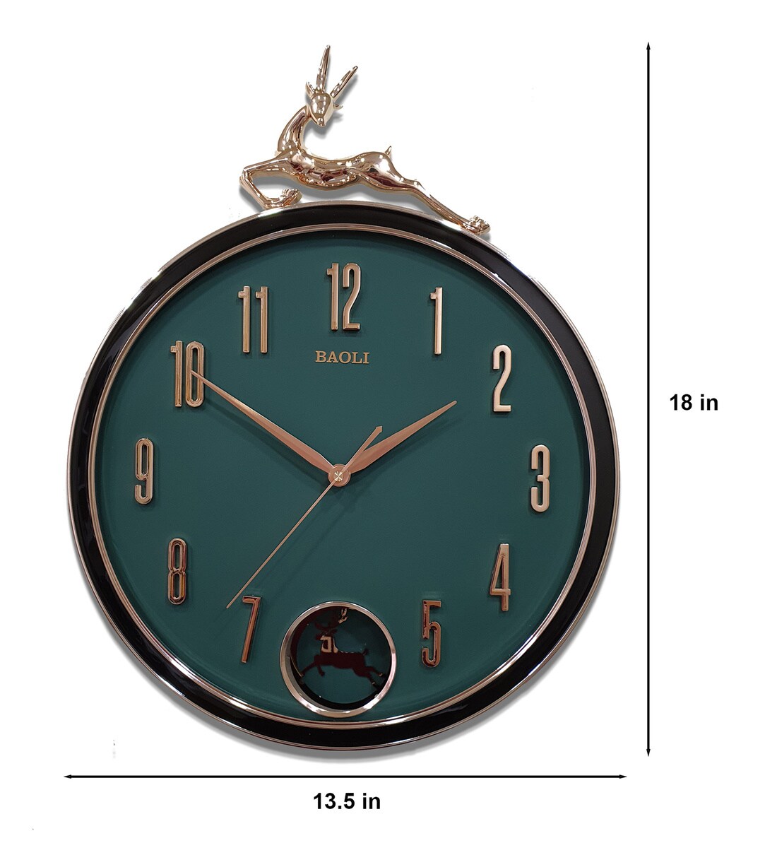Buy Synthetic Designer Pendulum Wall Clock By FunkyDecors Online ...