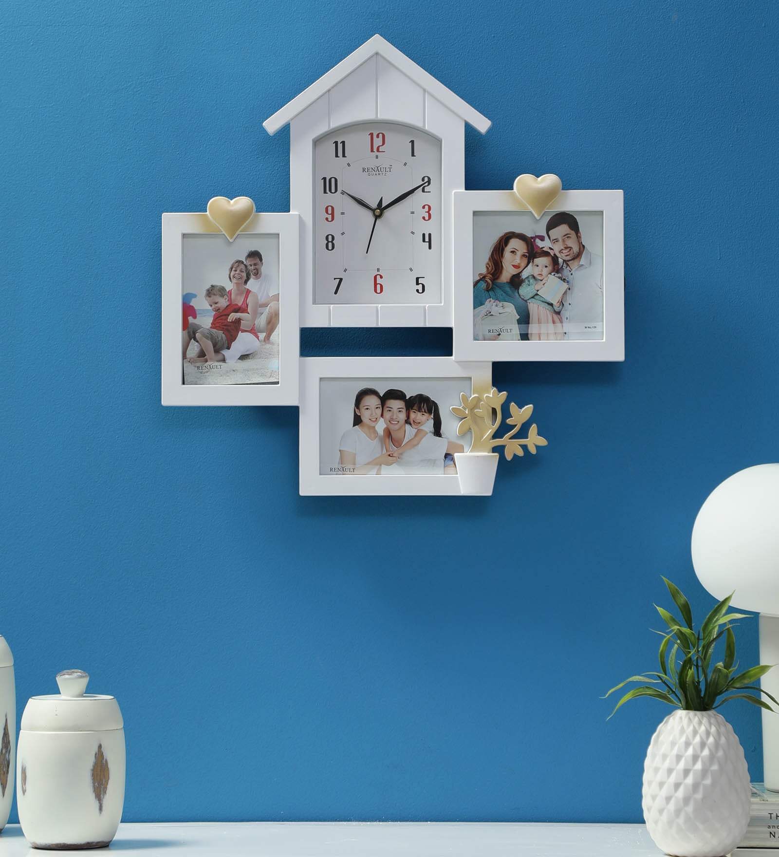 Buy White Plastic Love Modern Wall Clock at 35% OFF by FunkyDecors ...