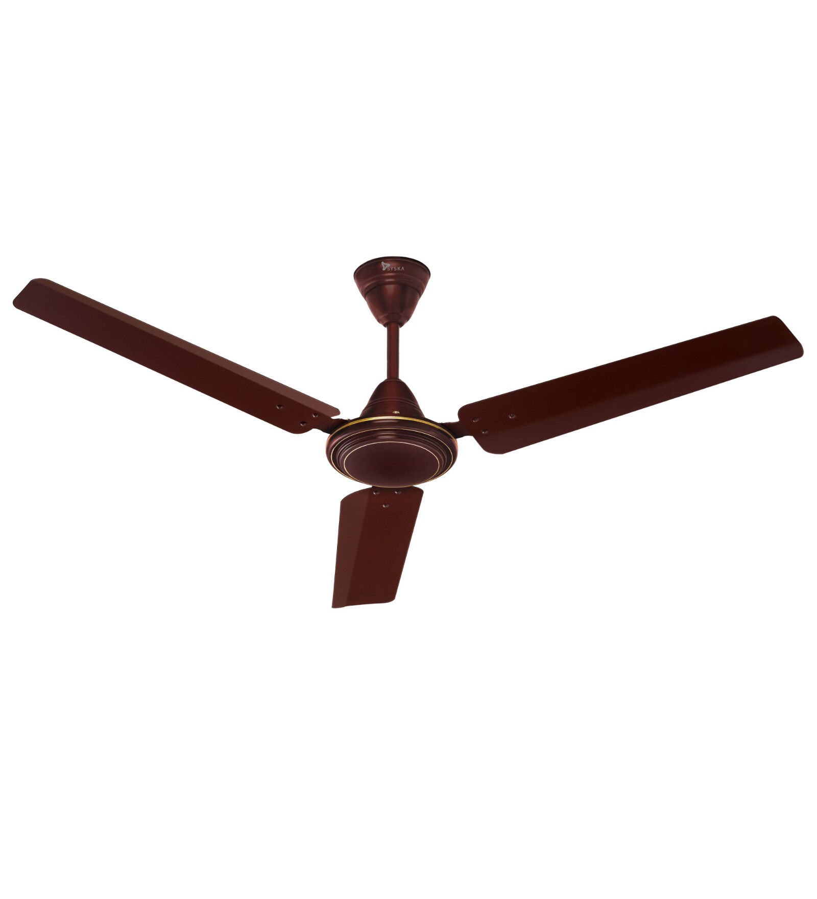 Buy Syska SFP200 HALITO 3 Blades 1200 mm High Speed Ceiling Fans (Brown ...