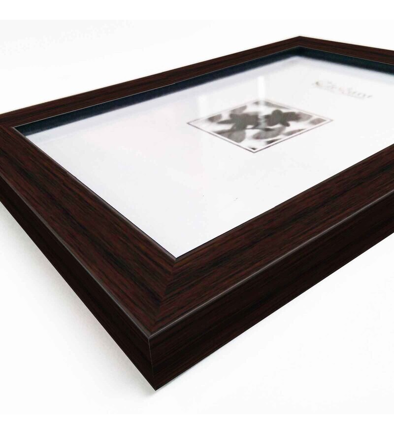 Buy Synthetic Wood Wall Collage Set of 10 Photo Frames By Elegant Arts ...