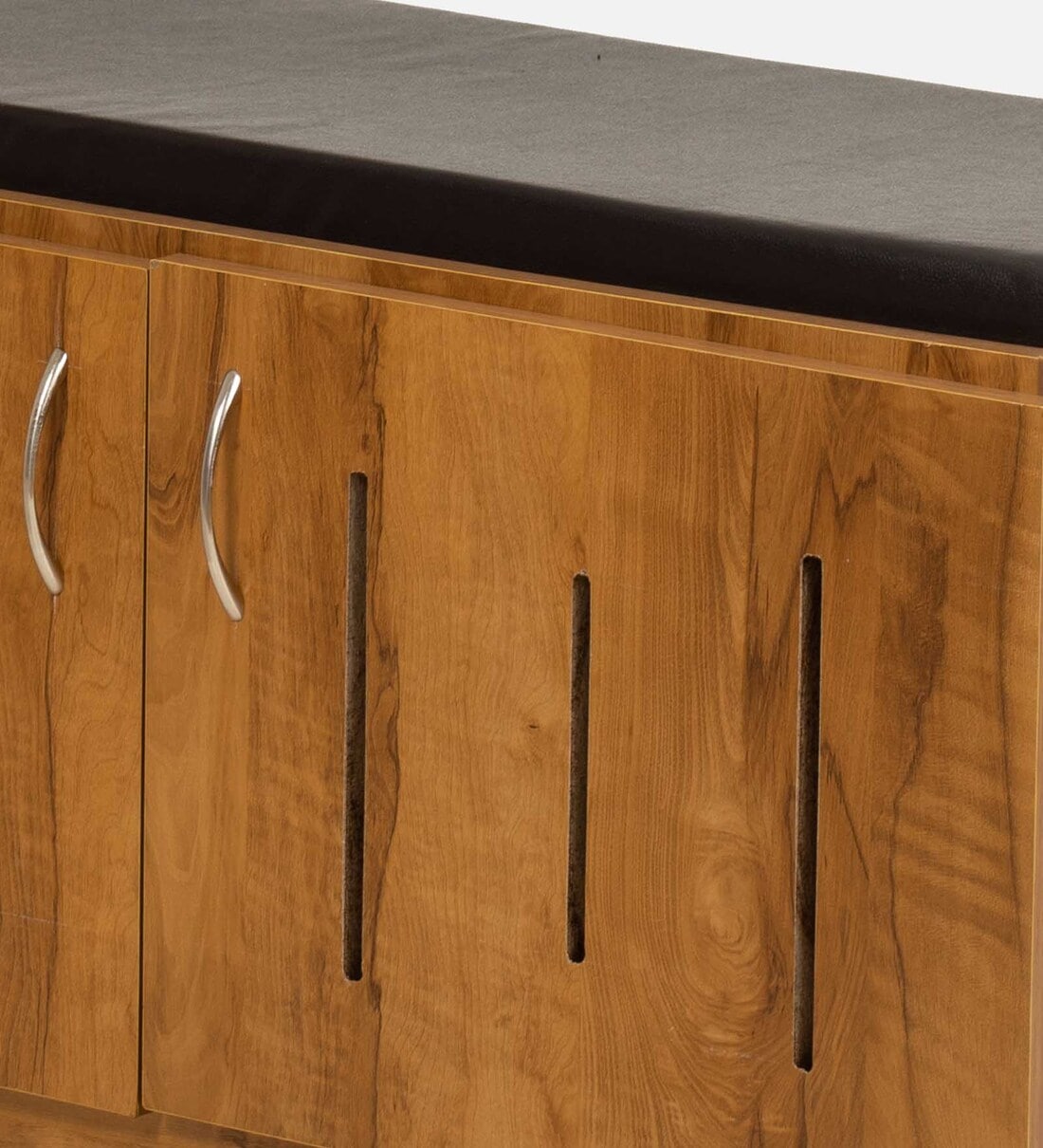 Buy Tapal Shoe Rack with Seating in Tan Matte Finish by Solace Craft ...