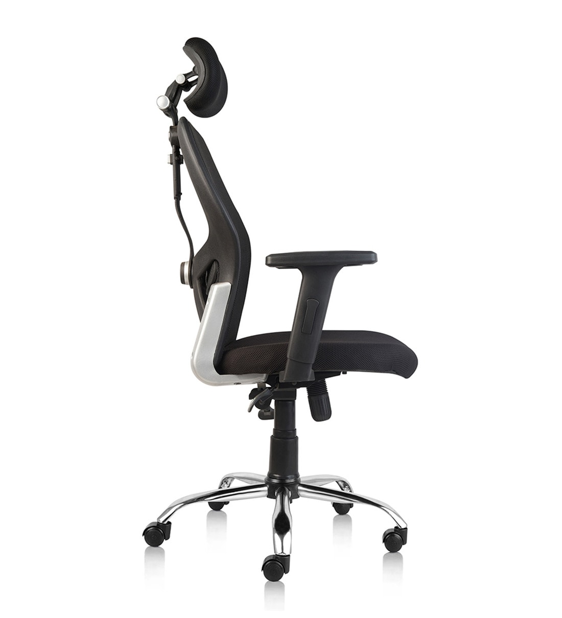 Buy Tauras High back Breathable Mesh Ergonomic Chair in Black Colour by ...
