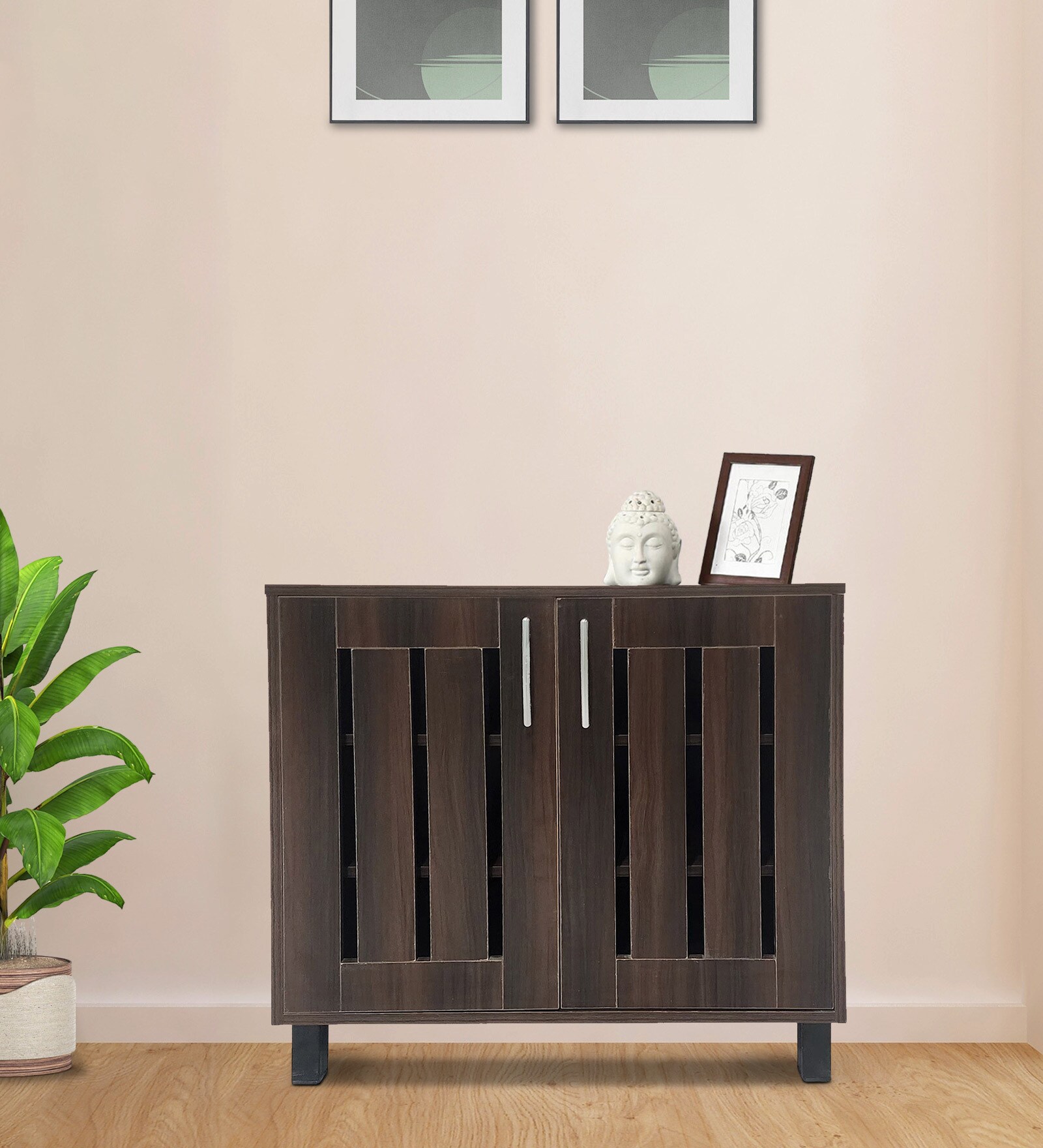 Buy Tahara 2 Door Shoe Rack in Virola Wood Finish at 30% OFF by Mintwud ...