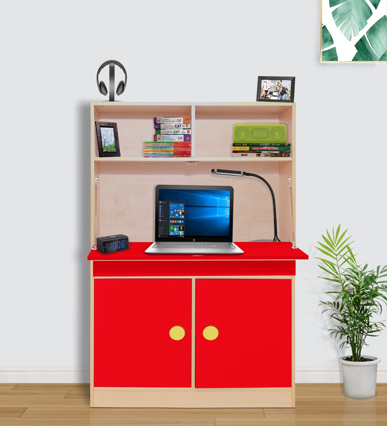 Buy Tampa Kids Study Table In Red Colour at 22% OFF by YiPi Online ...