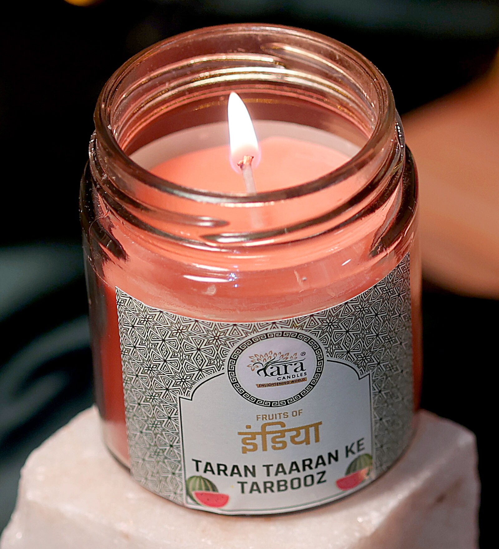 Buy Taran Taran Tarbooz Scented Jar Candle Fruits Collection by Tara ...