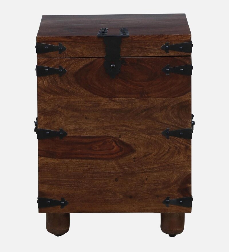 Buy Takhat Sheesham Wood Trunk in Provincial Teak Finish Online ...