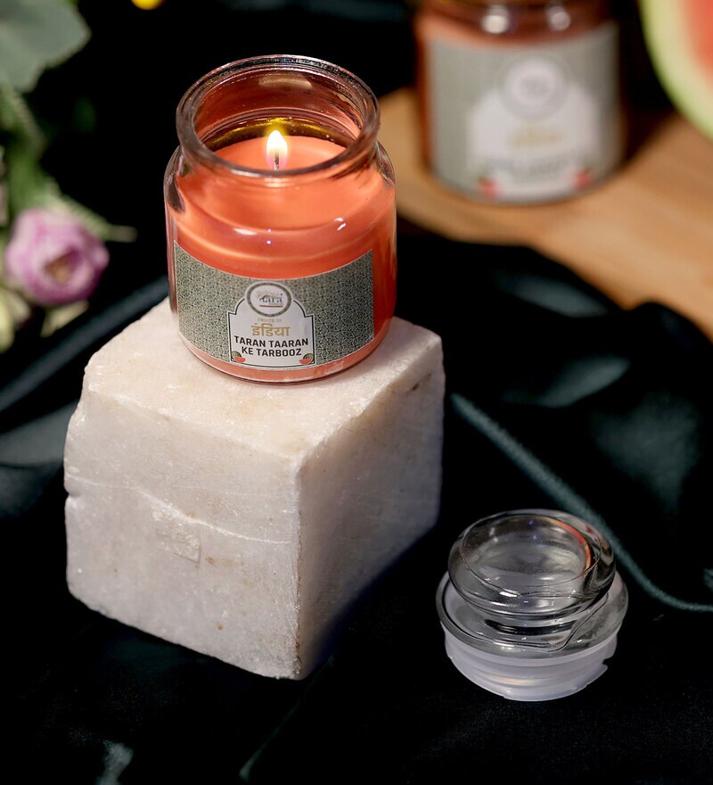 Buy Taran Taran Tarbooz Scented Jar Candle Fruits Collection by Tara ...