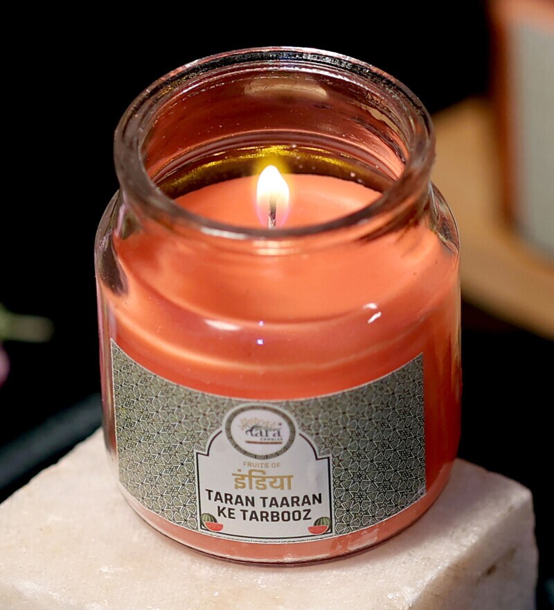 Buy Taran Taran Tarbooz Scented Jar Candle Fruits Collection by Tara ...
