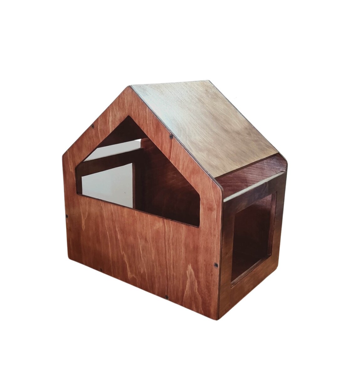 Buy Wall Mounted Cat House In Dark Brown Finish By Chota Pakoda Online ...