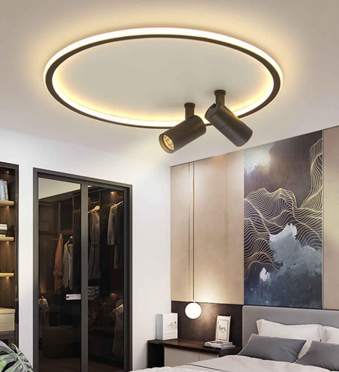 Buy Tenor Black LED Smart Voice Assist Chandelier at 44% OFF by ...