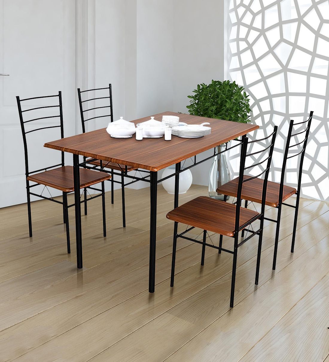 Buy Texas 4 Seater Dining Set in Dual Colour by Nilkamal Online ...