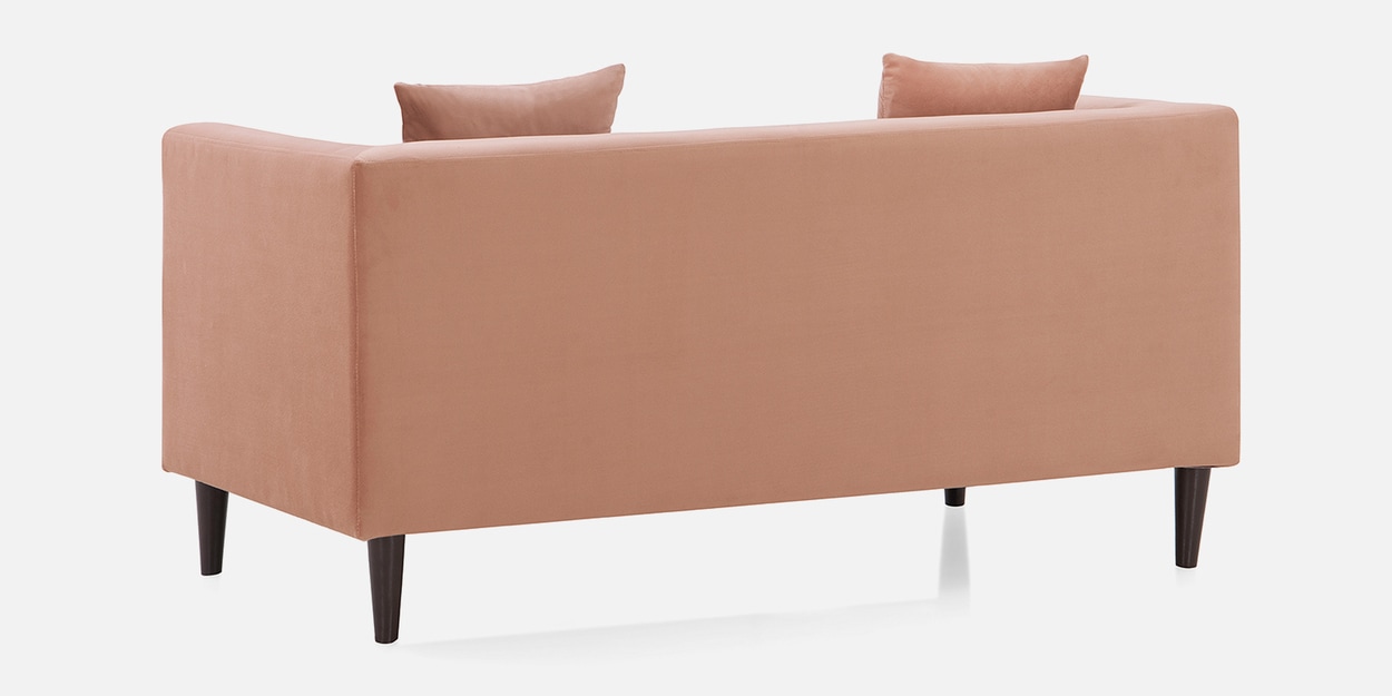 Buy Te-Amo Fabric 2 Seater Sofa in Apricot Peach Colour Online - Bucket ...