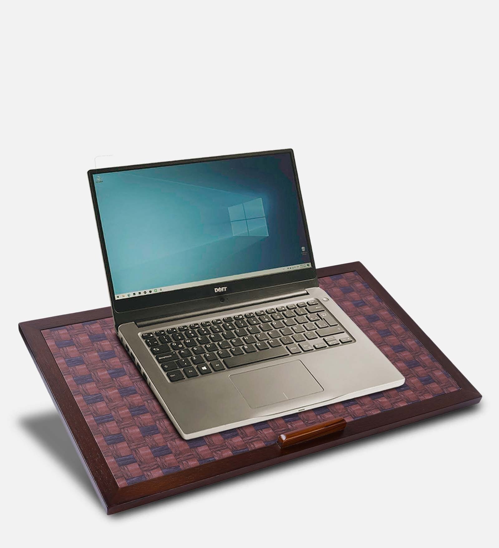 Buy Teak Wood Portable Laptop Table with Medallion Print at 49% OFF by ...