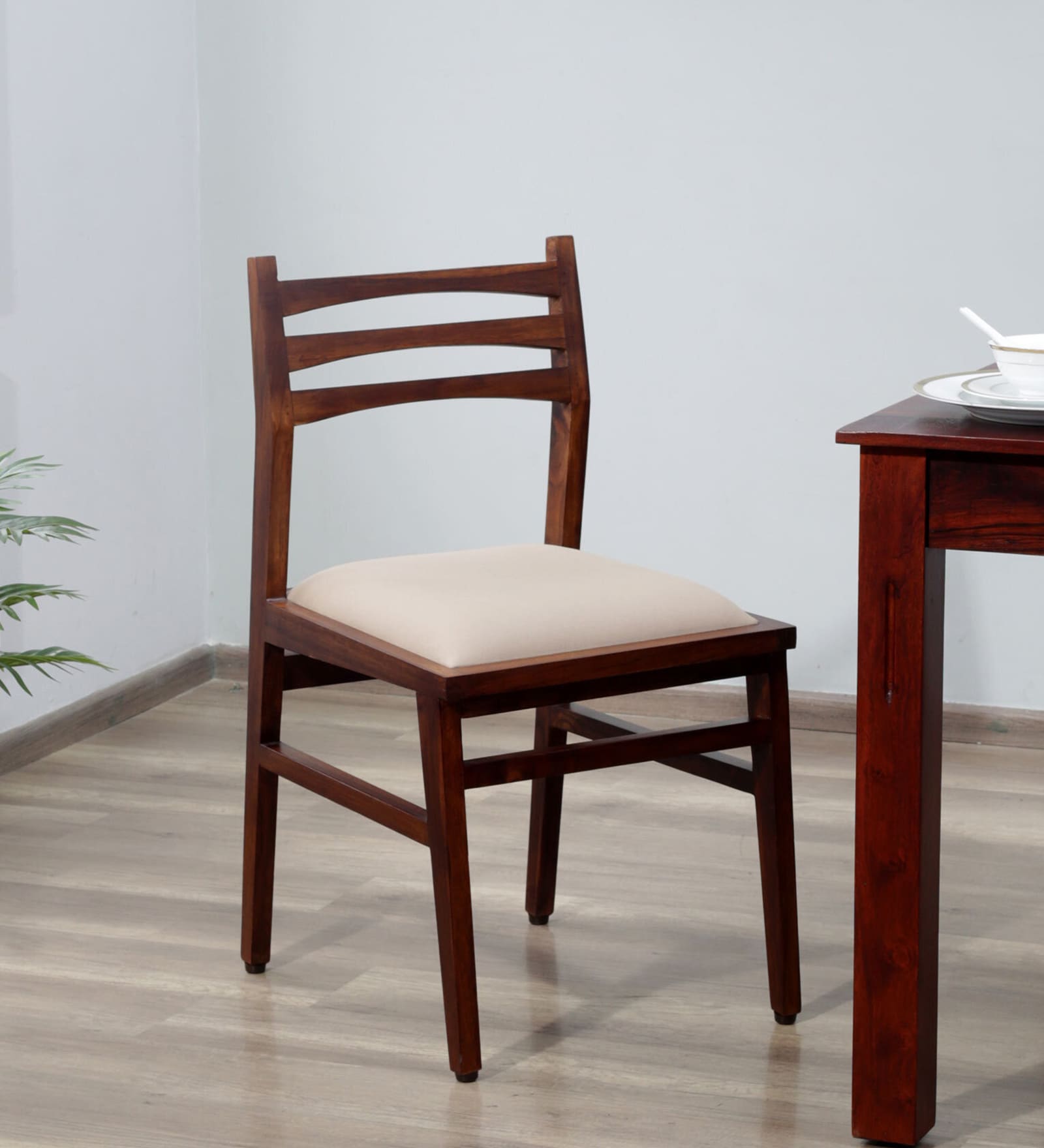 Buy Tectona Latin Teak Wood Dining Chair In Provincial Teak Finish (Set ...