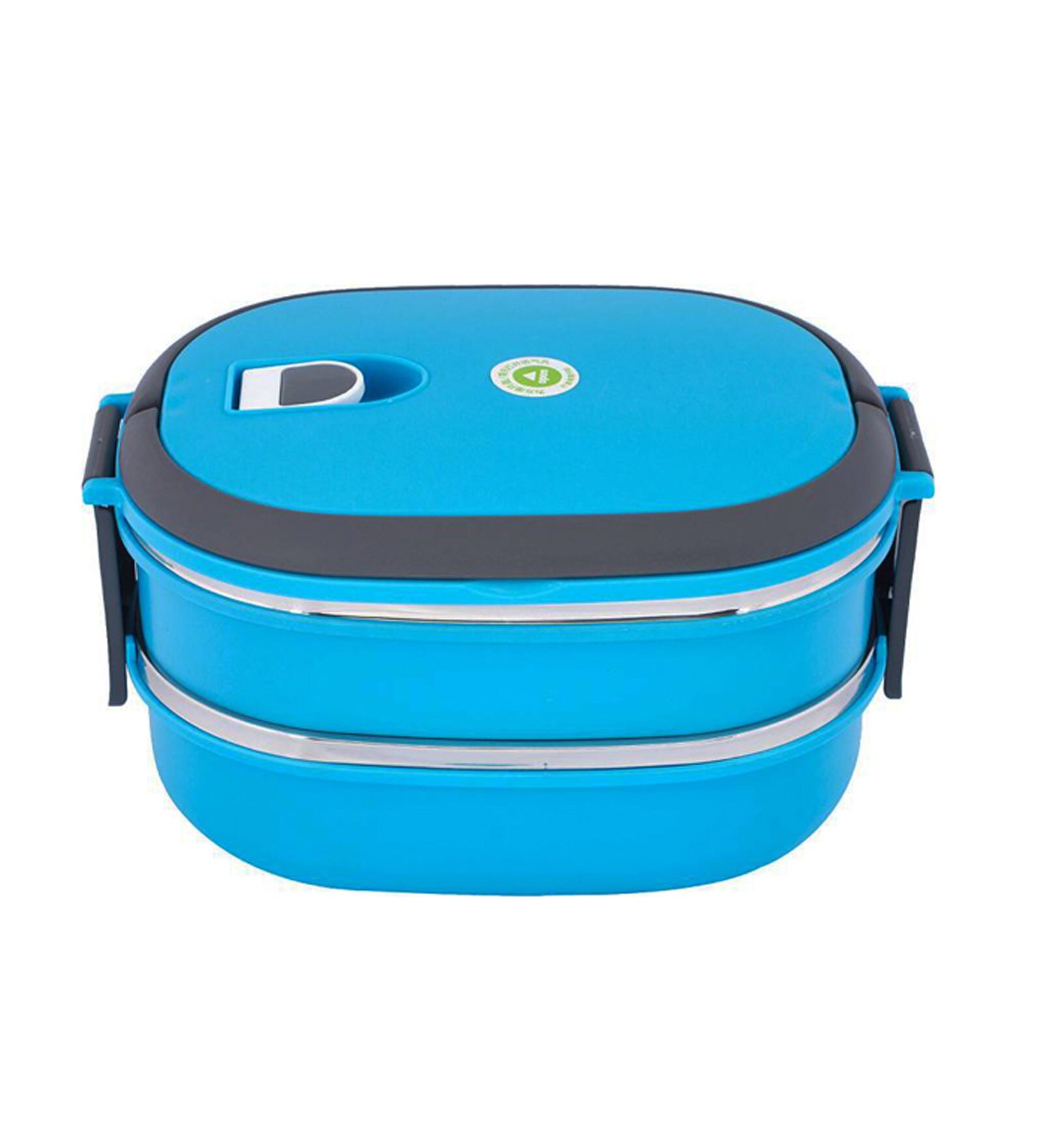 Buy Tedemei - Homio 2 Layers Rectangle Blue Lunch Box Online - Lunch ...