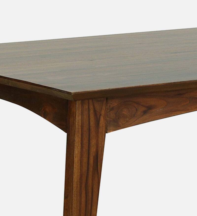 Buy Tectona Latin Teak Wood 6 Seater Dining Table In Provincial Teak ...