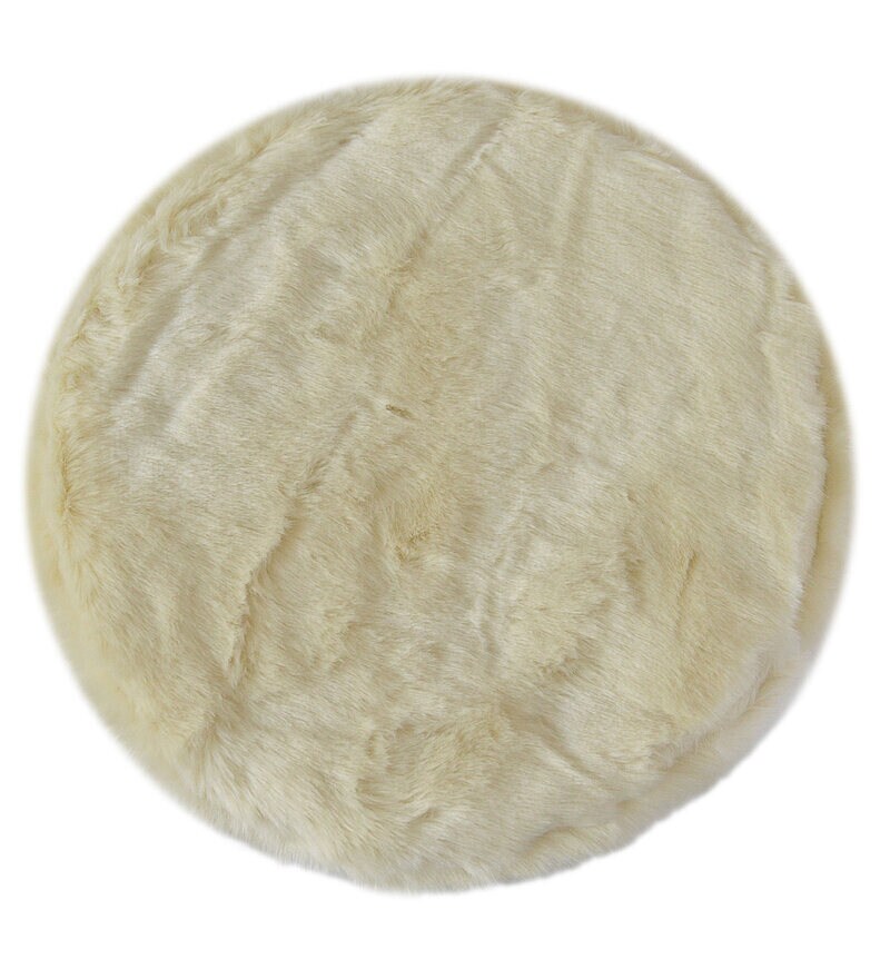 Buy Teviston Fabric Foot Stool in Cream Colour Online - Foot Stools ...