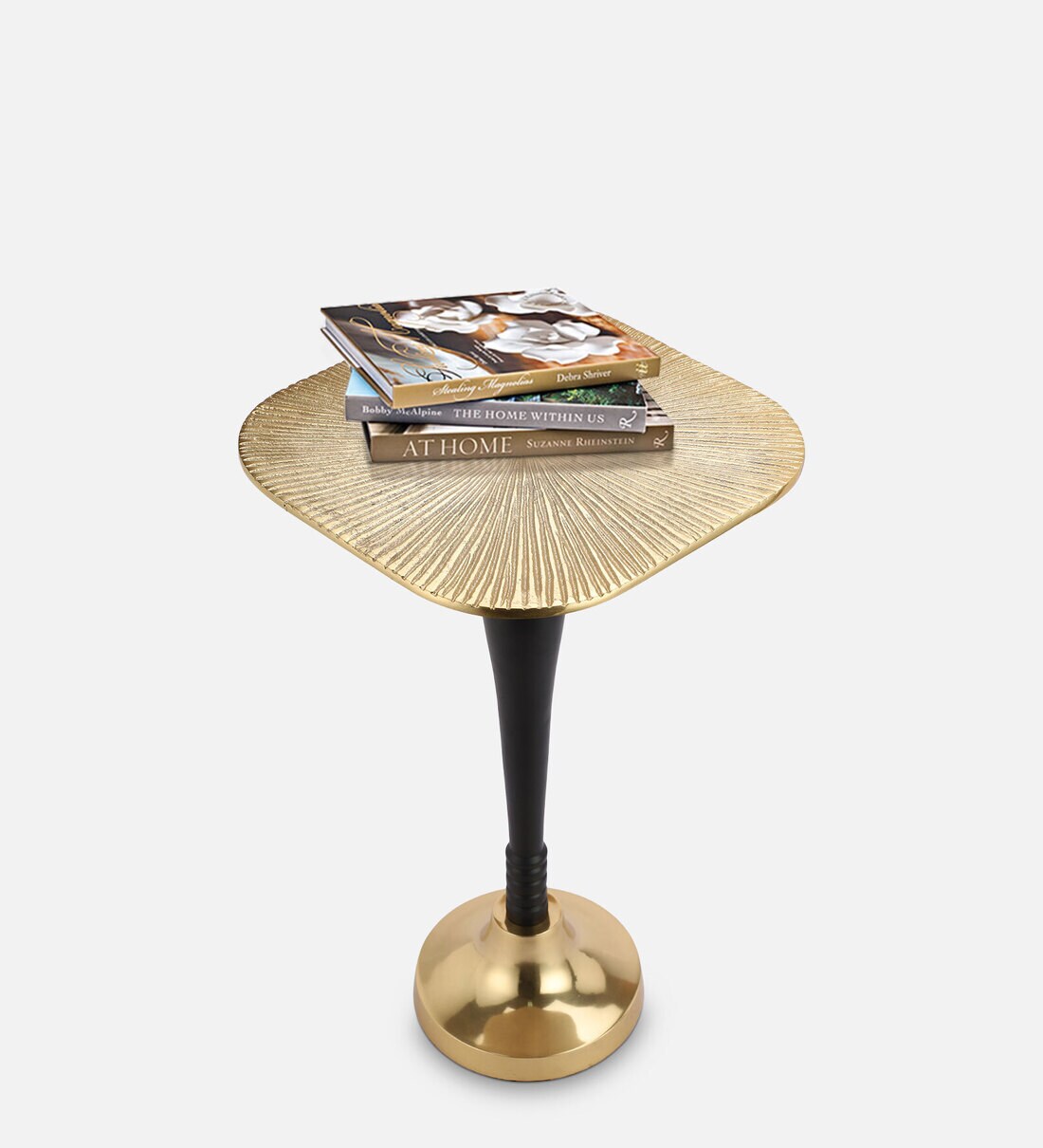 Buy The Archie Metal End Table In Gold & Black Colour at 44% OFF by ...