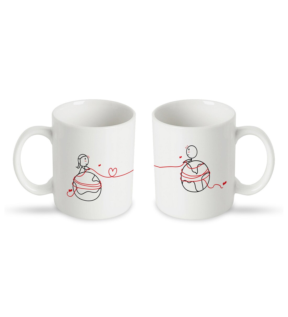 Buy Aron 250ml White (Set of 2) Ceramic Coffee Mug at 53% OFF by The ...
