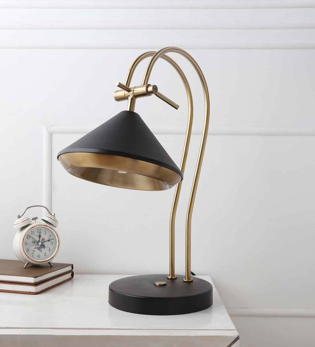 Buy Healy Gold Adjustable Study Lamp With Aluminium + Iron Base at 33% ...
