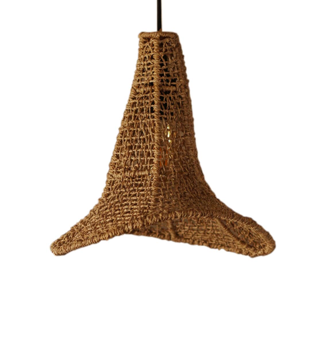 Buy Thiruthali Pendant Black Metal Single Hanging Light by Earth Heart ...
