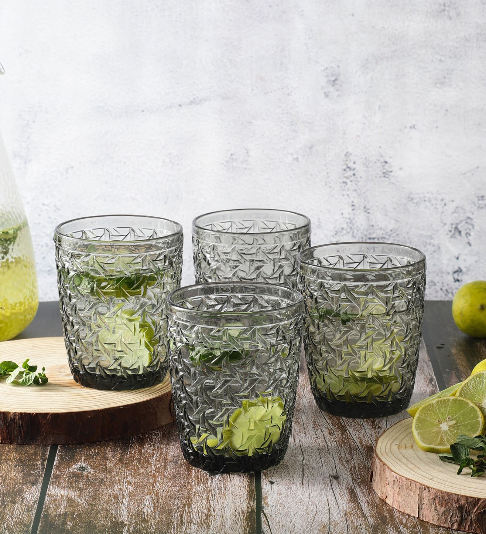 Buy Weave Glass 200 ML (Set of 4) Everyday Glasses at 56% OFF by The ...