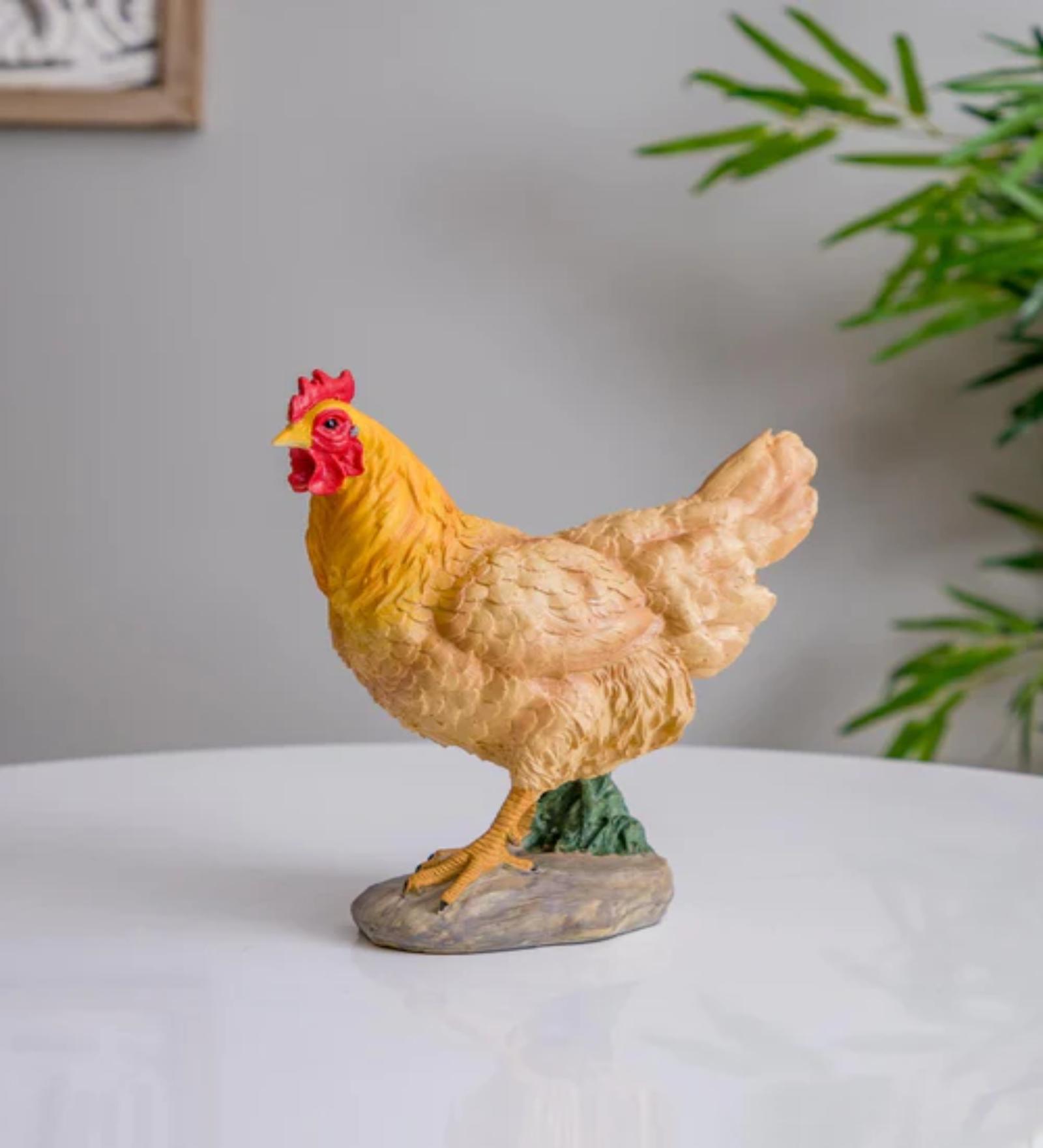 Buy Table Top Rooster Multicolour Resin Figurine at 17% OFF by The ...