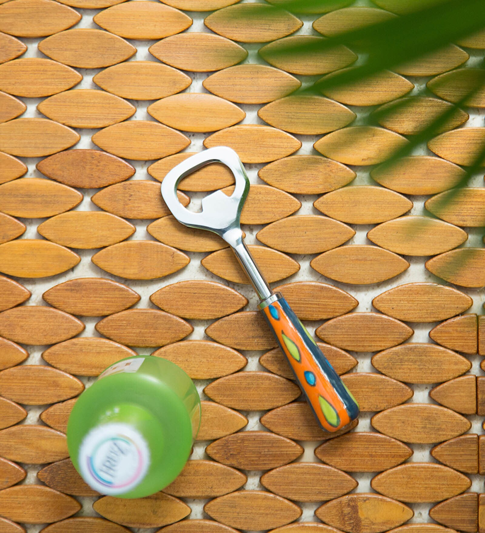 Buy The Mughal Aakar Orange & Silver Stainless Steel Bottle Opener at ...