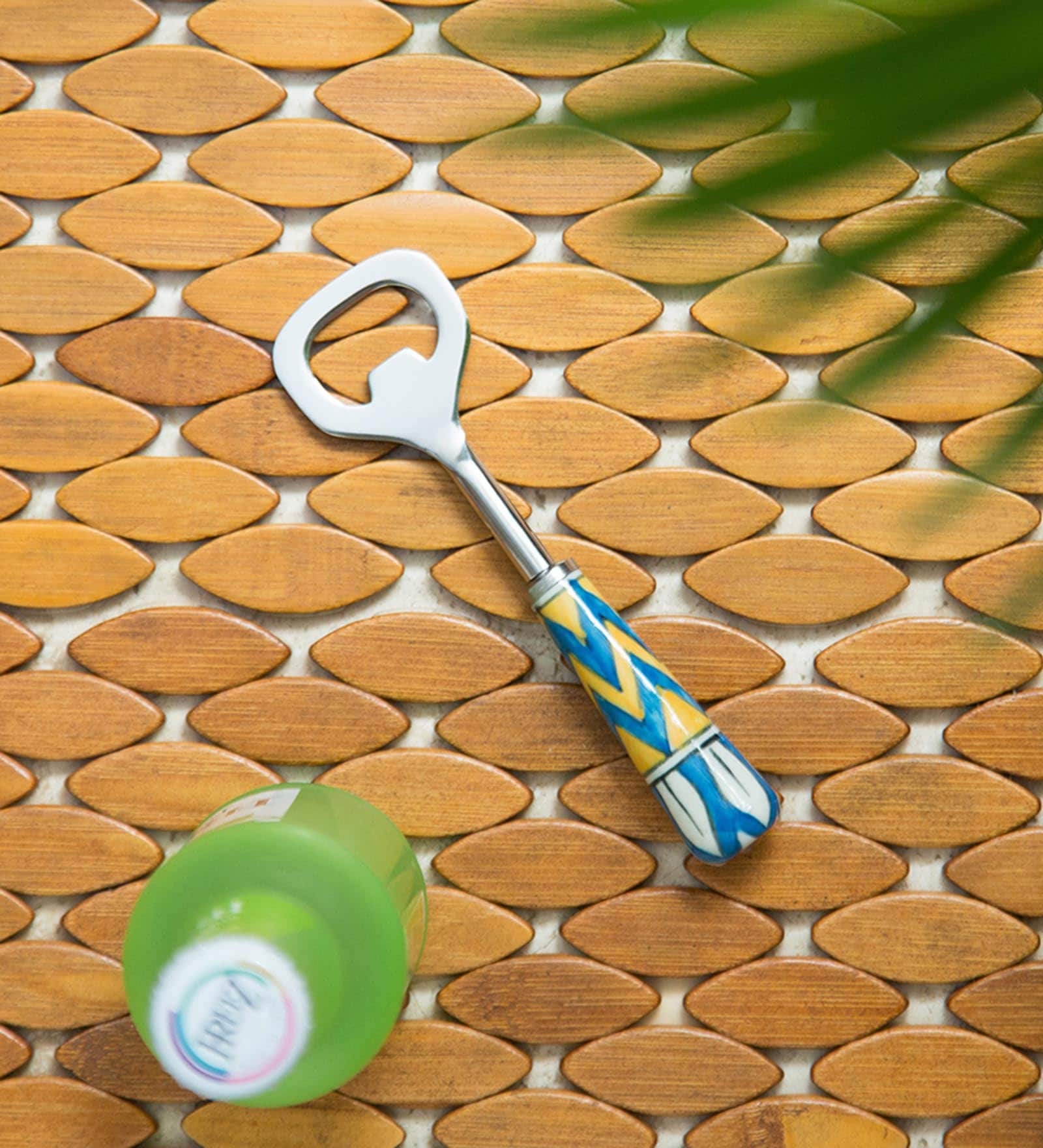 Buy The Mughal Aakar Blue & Silver Stainless Steel Bottle Opener at 34% ...