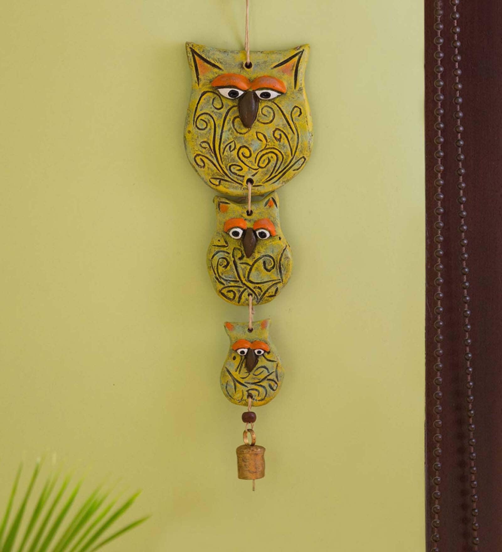 Buy The Owl M nage Handmade & Hand-Painted Garden Decorative Wall ...