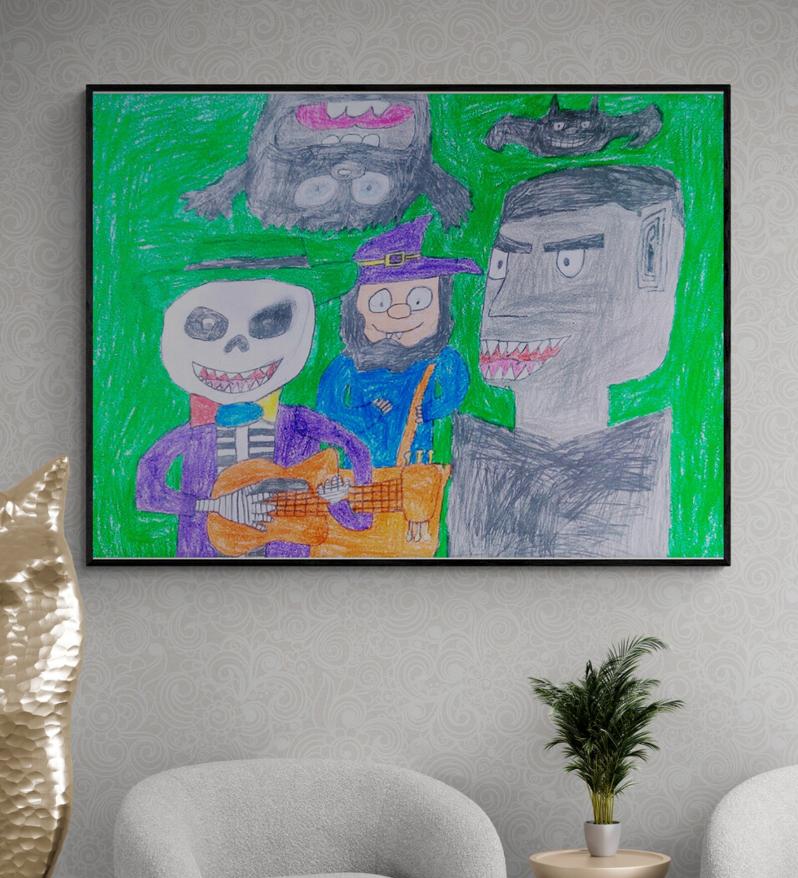 Buy The Spooky Fair Handmade Oil On Canvas Unframed at 10% OFF by ...