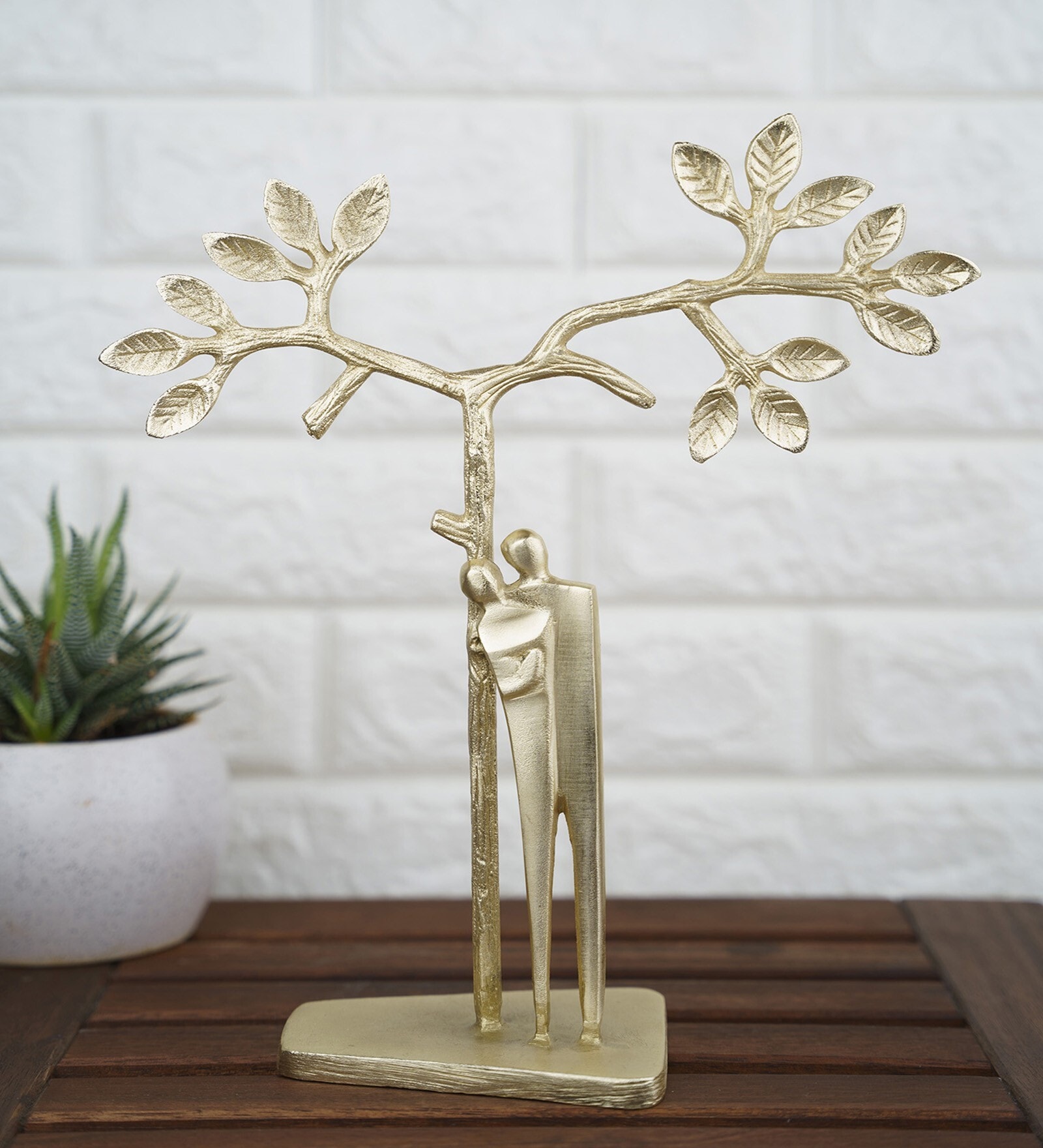 Buy The Tree Of Live Gold Metal Showpiece at 47% OFF by Folkstorys ...