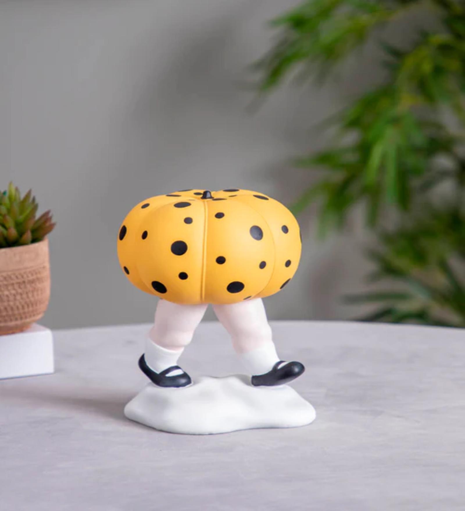 Buy The Walking Pumpkin Multicolour Ceramic Showpiece at 100% OFF by ...