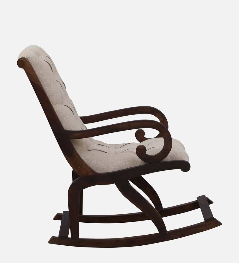 Buy Kingston Sheesham Wood Rocking Chair in Provincial Teak Finish by ...