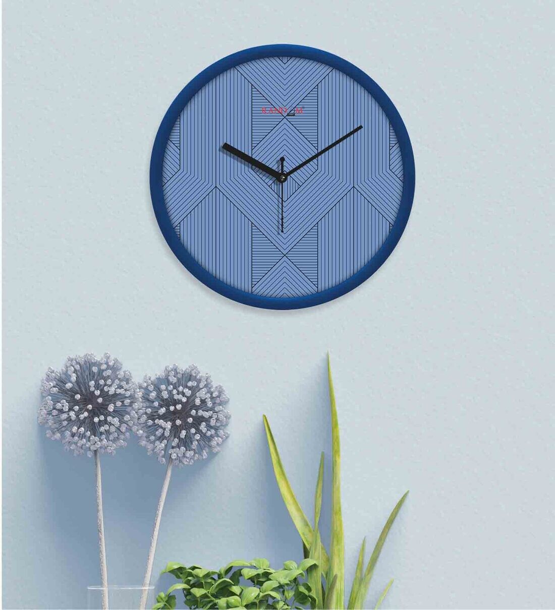 Buy Tic Toc Blue Plastic 11 Inches Decorative Wall Clock at 3% OFF by Random | Pepperfry