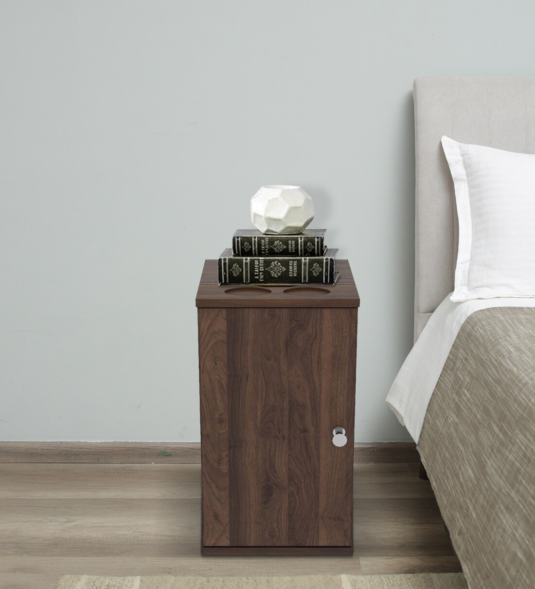 Buy Tinker Bedside Table In Columbian Walnut Colour at 30% OFF by ...