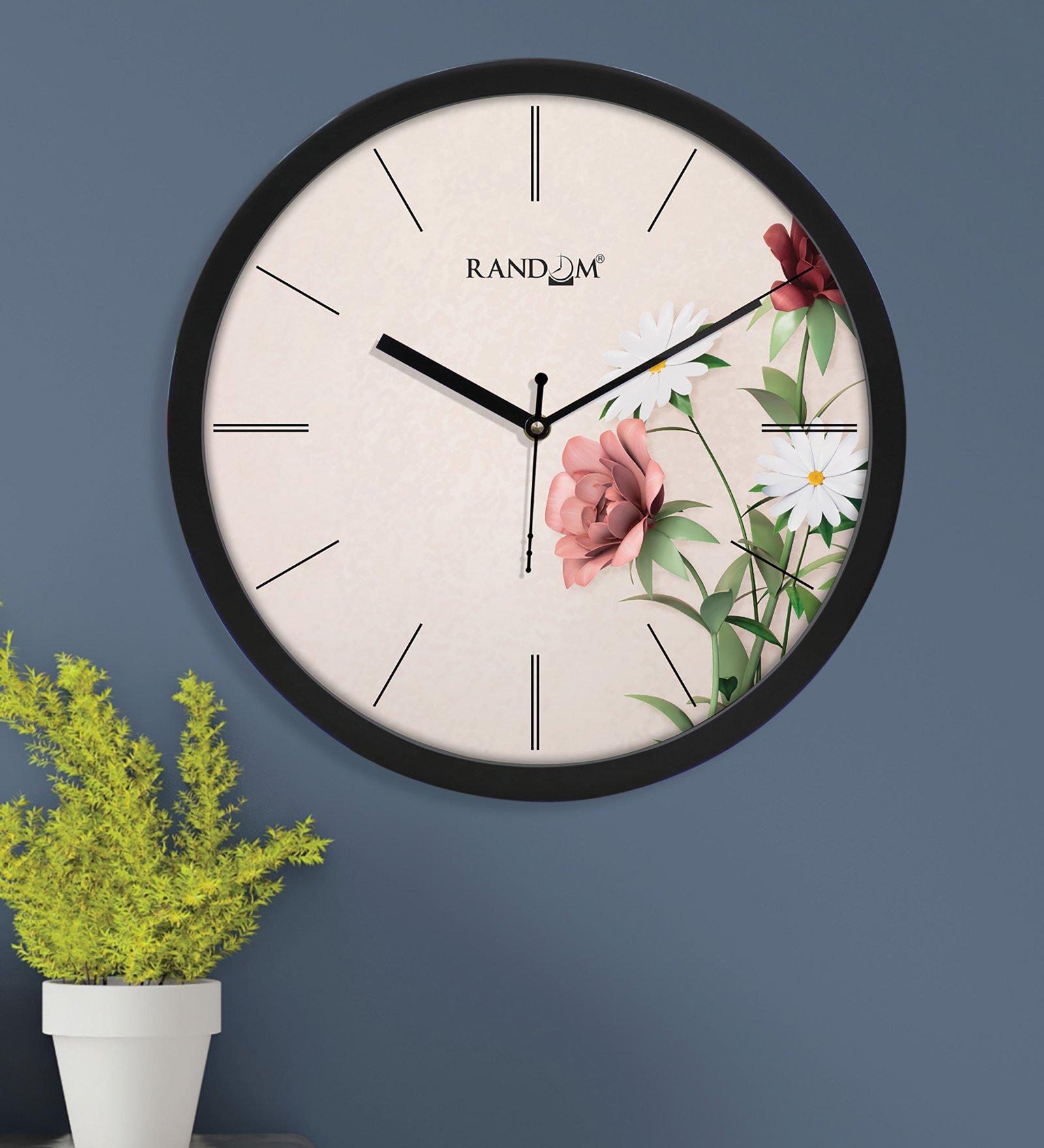 Buy Tic Toc Multicolour Plastic Wall Clock at 25% OFF by Random | Pepperfry