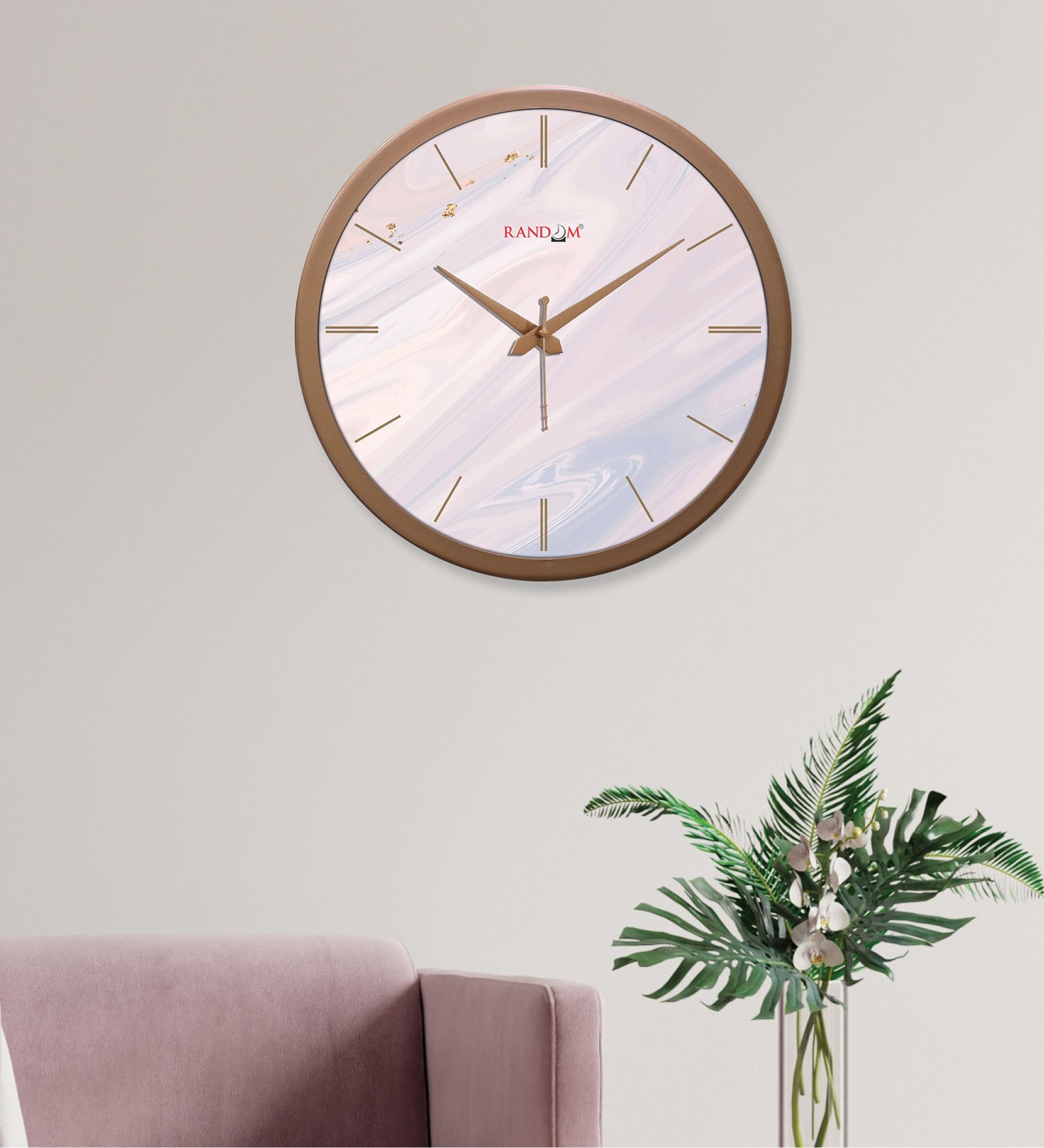 Buy Tic Toc Copper Plastic Wall Clock at 1% OFF by Random | Pepperfry