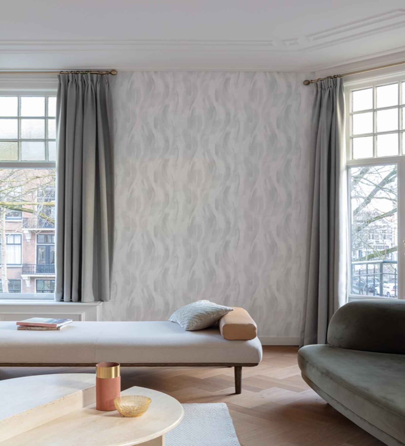 Buy Time Grey PVC High Wash Resistant Wallpaper Roll at 30% OFF by ...