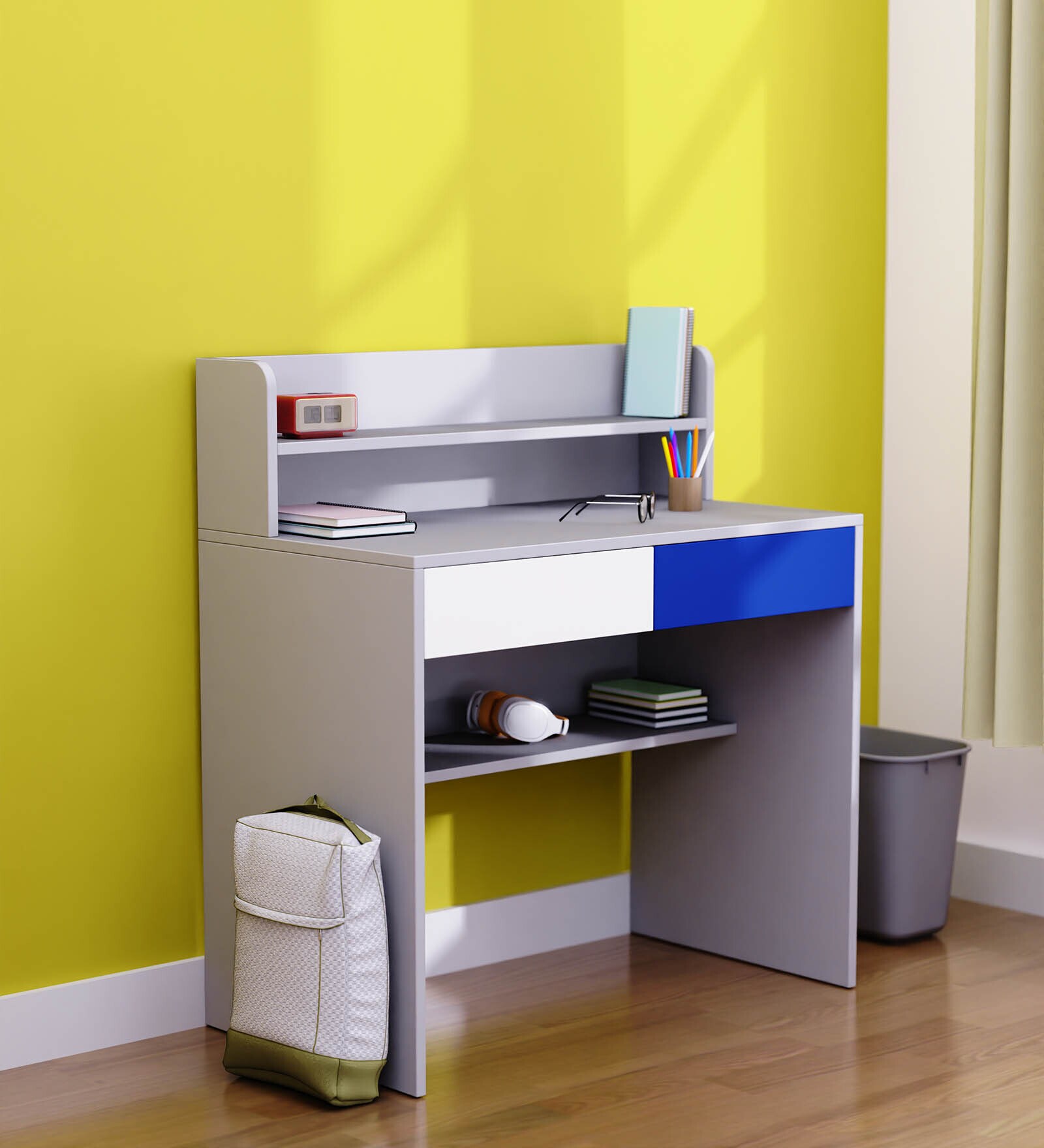 Buy Timeless Kids Study Table in Grey Colour at 14% OFF by Boingg! - A ...
