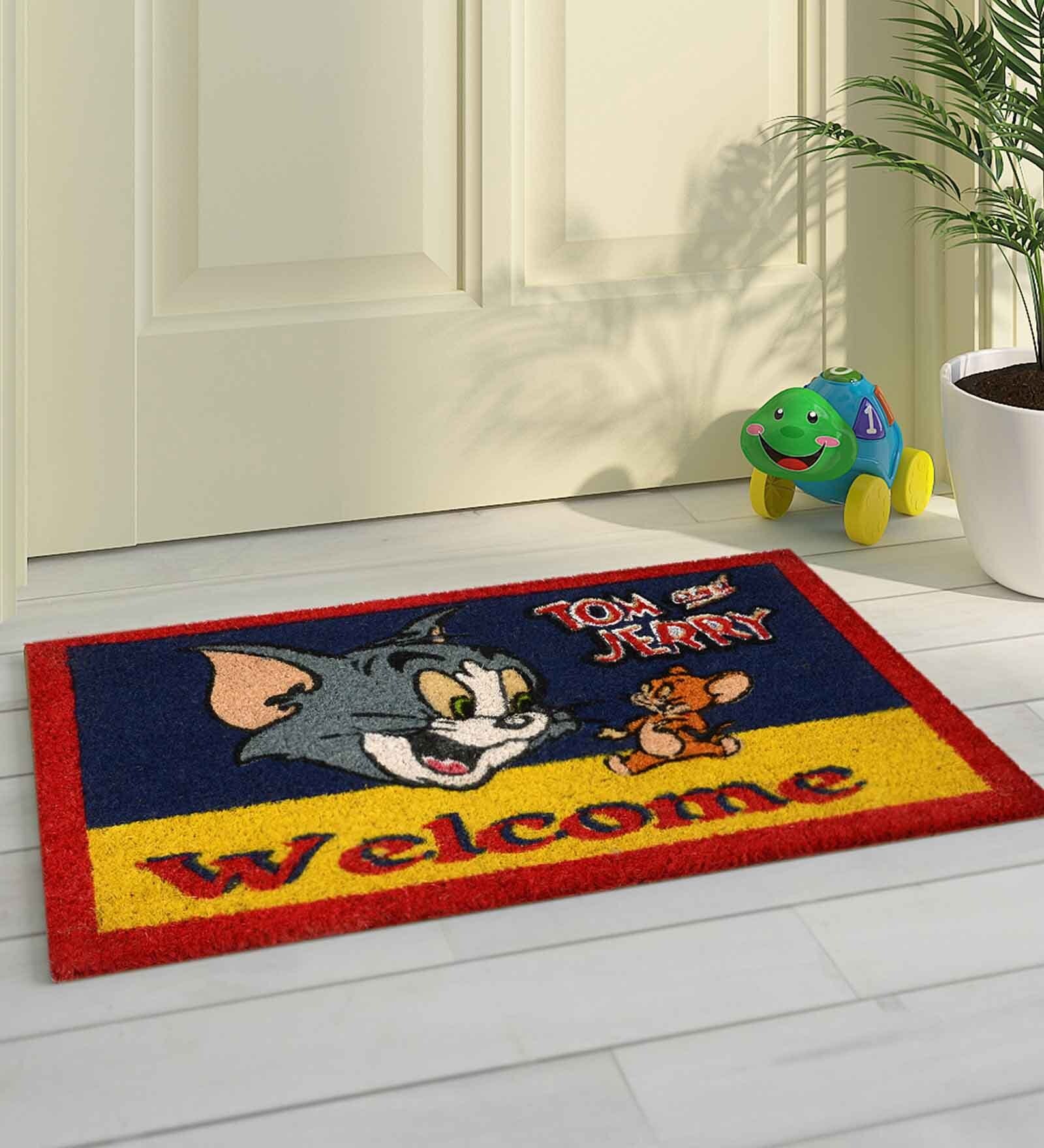 Buy Tom & Jerry Door Mat in Blue Colour by Saral Home at 35% OFF by ...