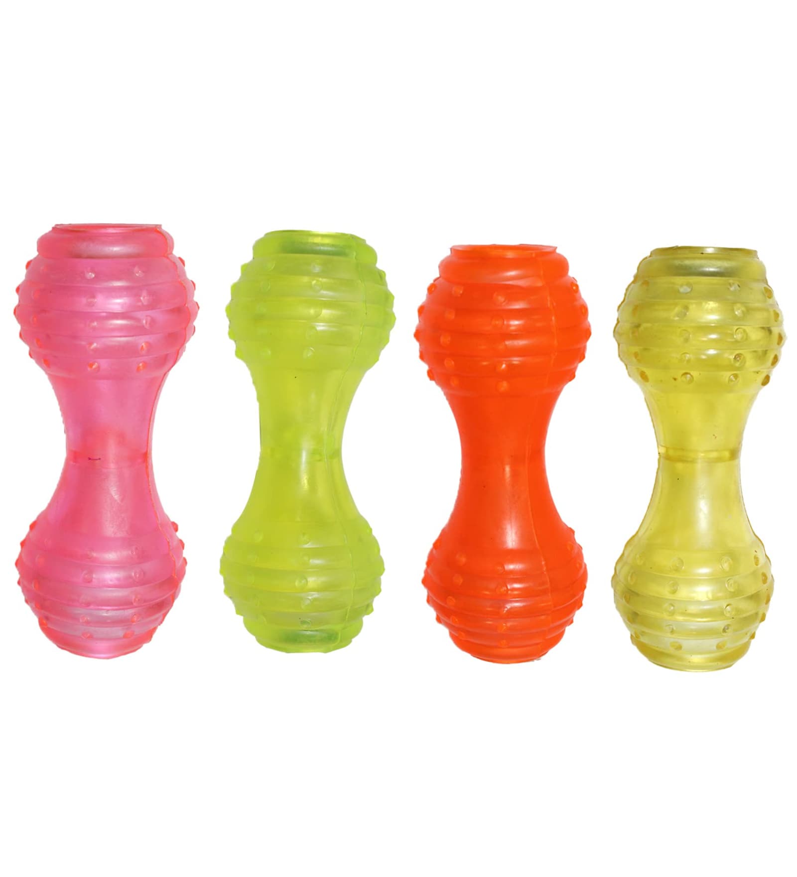 Buy Tough Dog Multicolour Non- Toxic Rubber (Set of 4) Chew Bone Toy at 8% OFF by Emily Pets ...