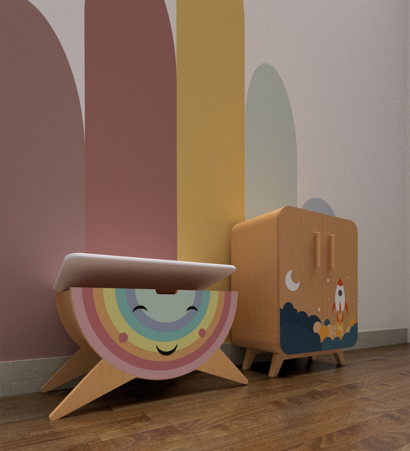 Buy Toy Trunk In Natural Wood Colour By Little Helio Online - Kids ...