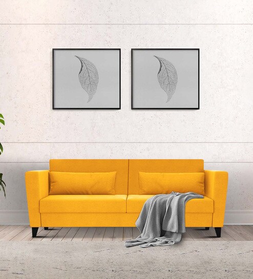 Limited Time Offer: Buy Upto 70% Off on Yellow Sofa Sets | Pepperfry