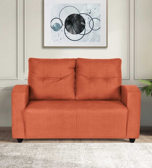 Buy Topaz Fabric 2 Seater Sofa In Azure Blue Colour at 52% OFF by Trevi ...