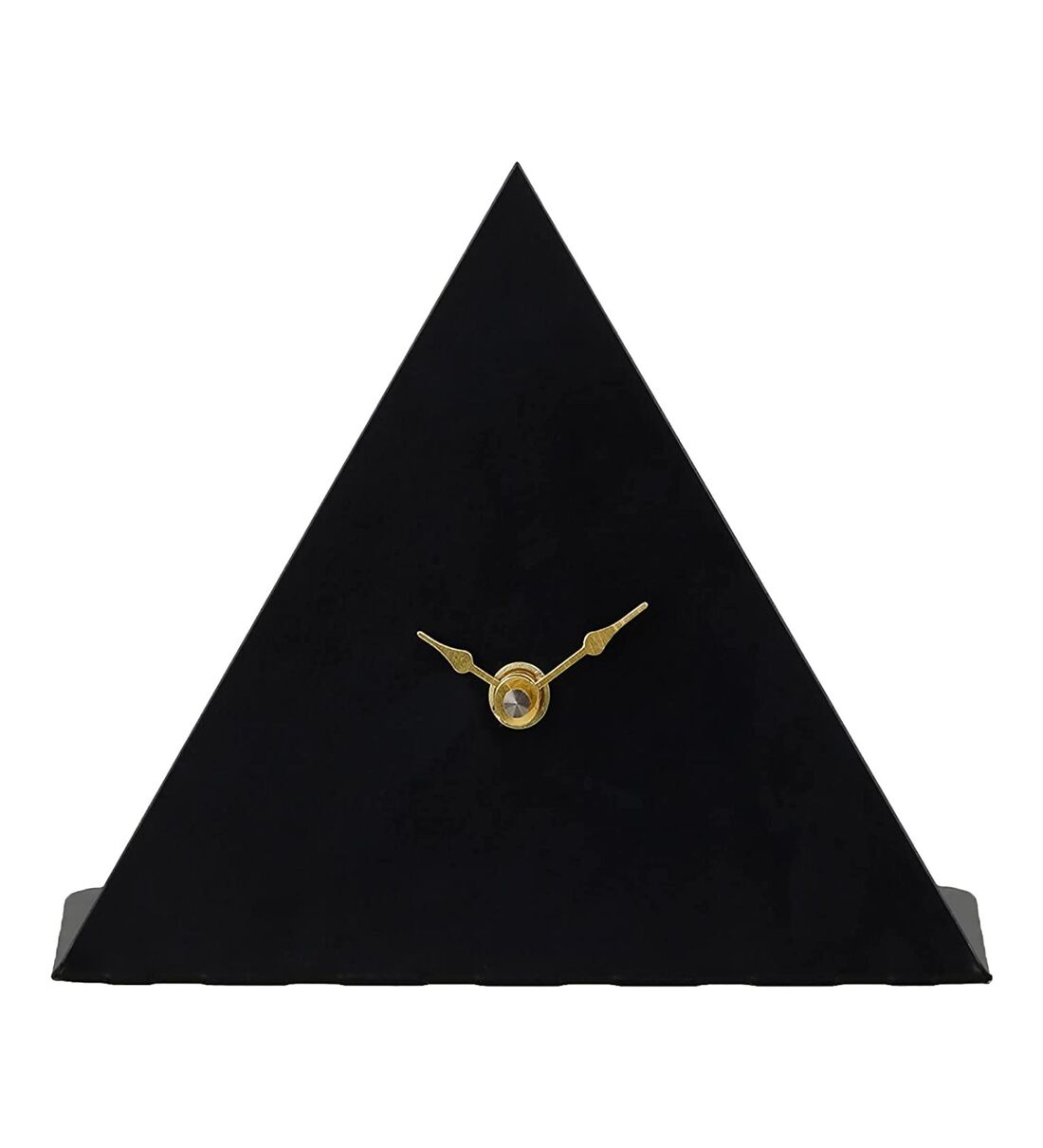 Buy Triangle Analog Iron Table Clock by The Next D cor Online - Table ...