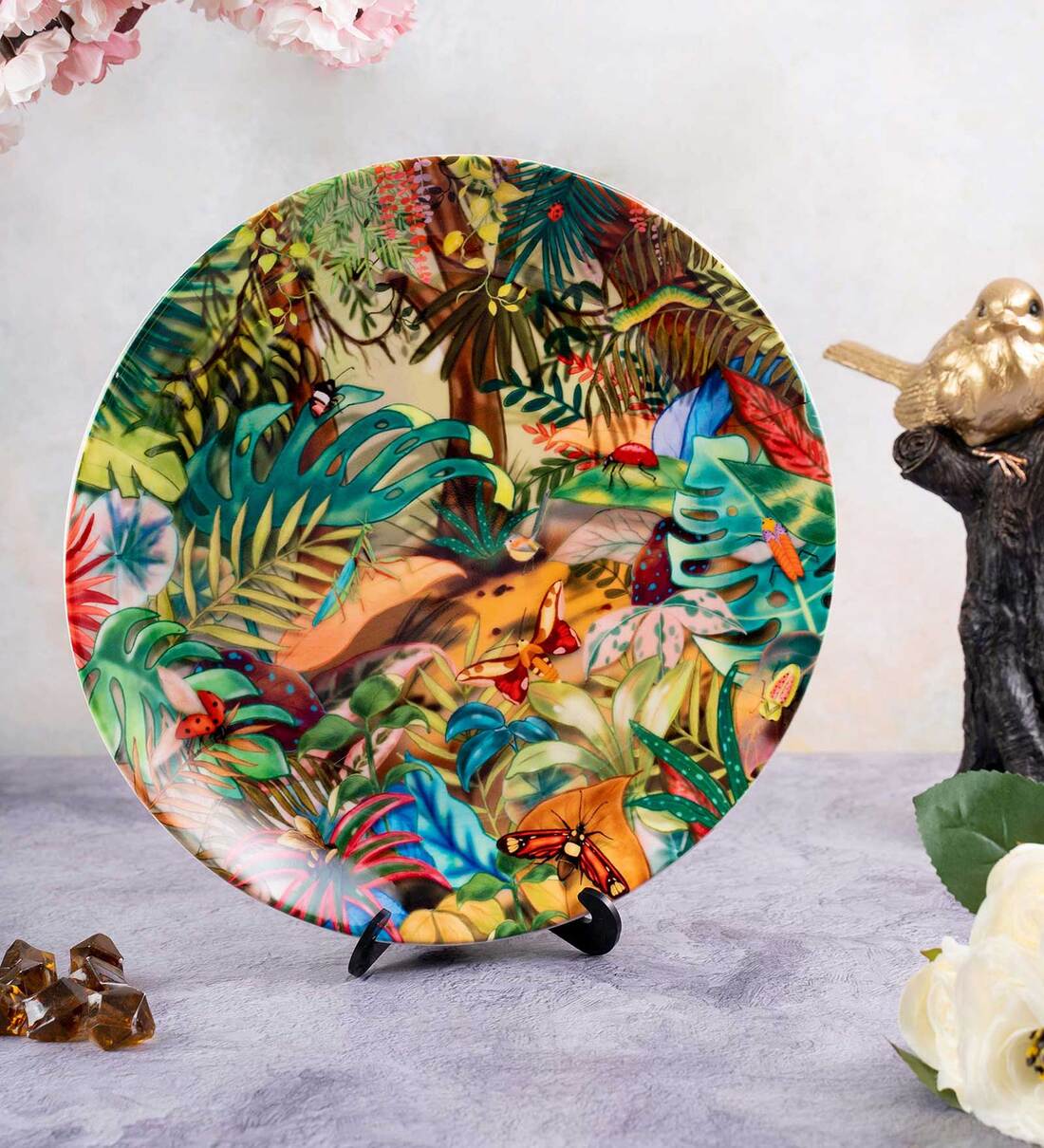 Buy Tropical Lush Decorative Wall Plates at 25% OFF by Kolorobia ...