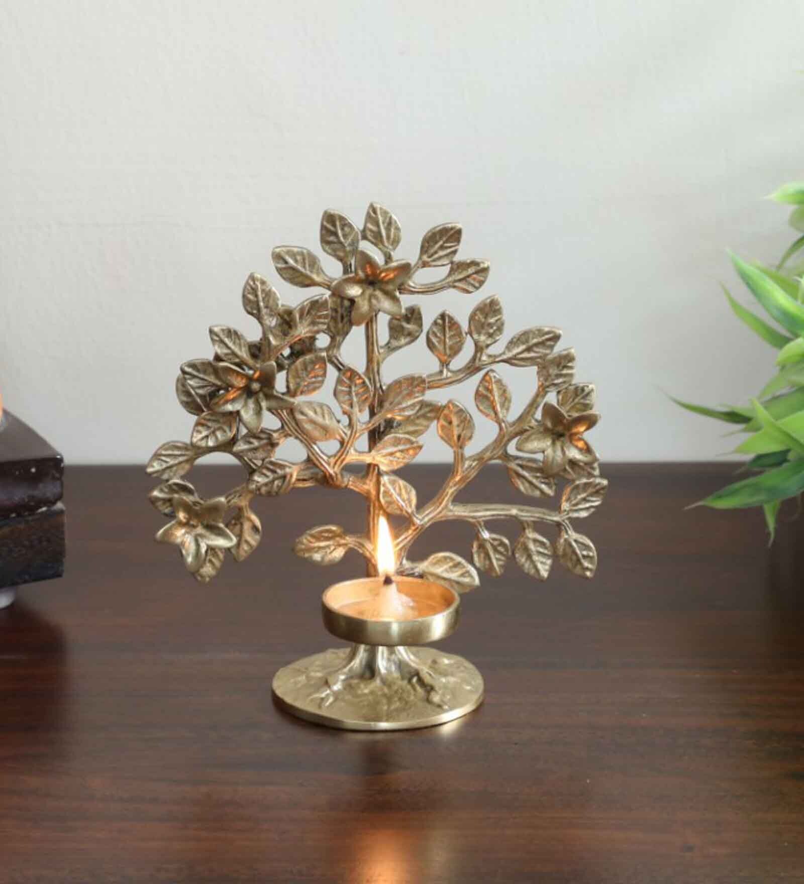 Buy Tree of Life Brass Candle Holder at 21% OFF by Rhapsodically Made ...