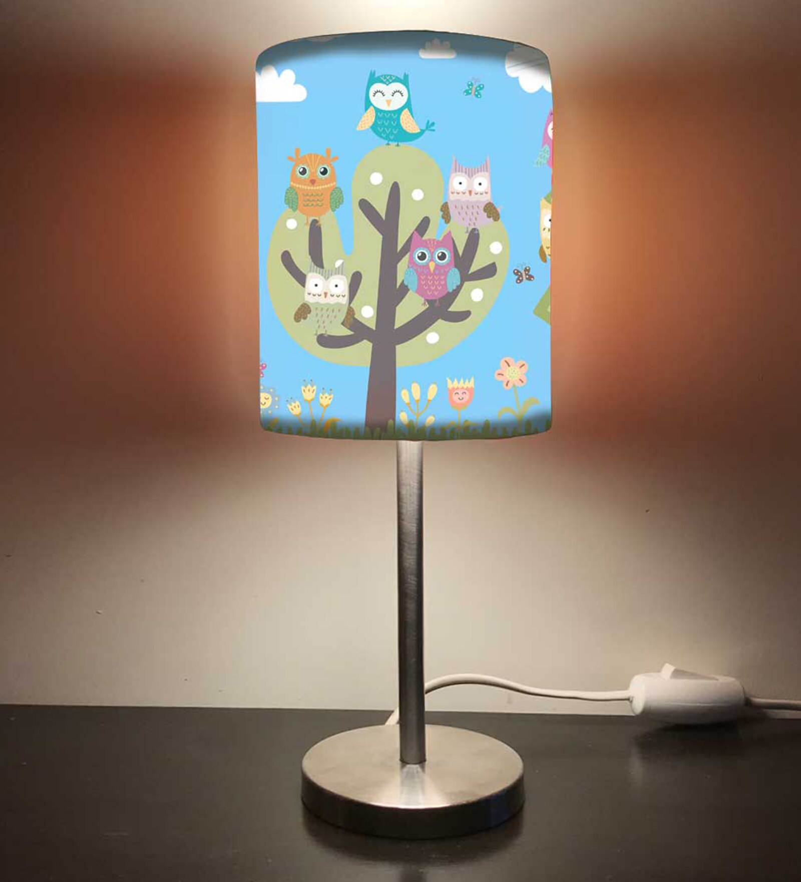 Buy Tree Owls Designer Table Lamp in Multicolour at 32% OFF by NUTCASE ...